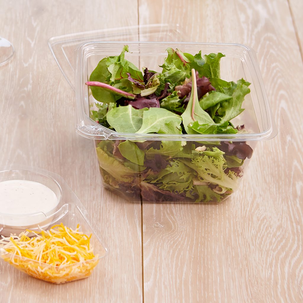 Square Salad Kit Bowls - Display Pack